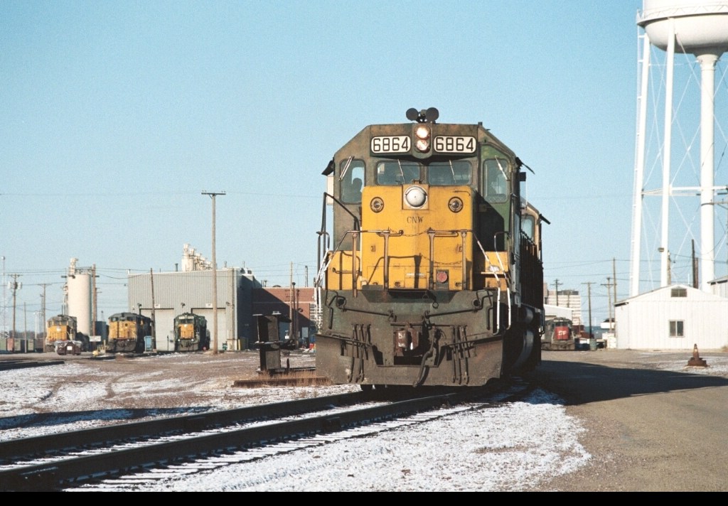 Proviso Yards Engine House in 1992